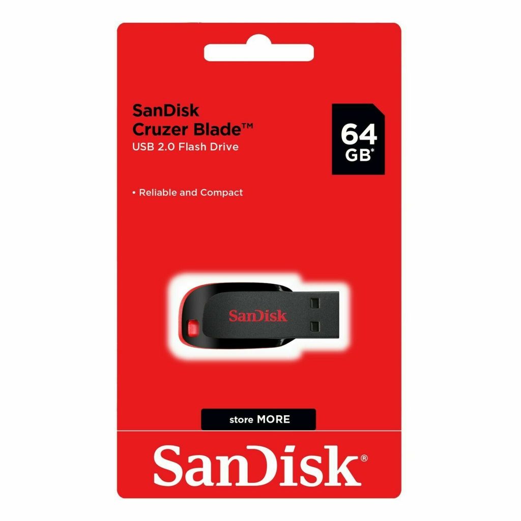 Sandisk Cruzer Blade 64GB USB Drive CZ50 – High Prosper Ltd